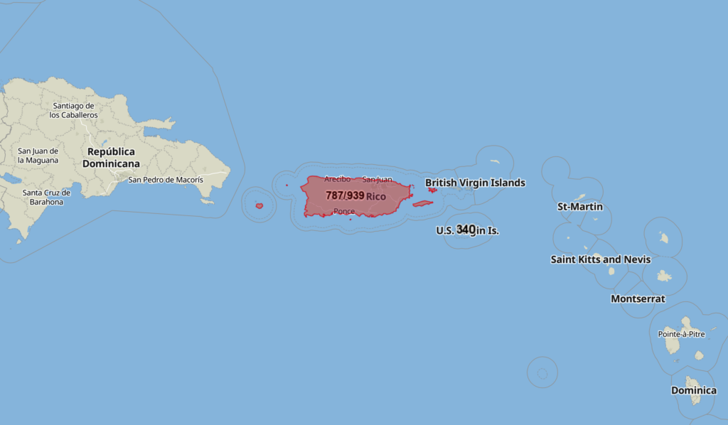 787 Area Code is Puerto Rico